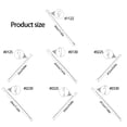 10Pcs Stainless Steel Toilet Flapper Lift Chain Replacement with Hook ...