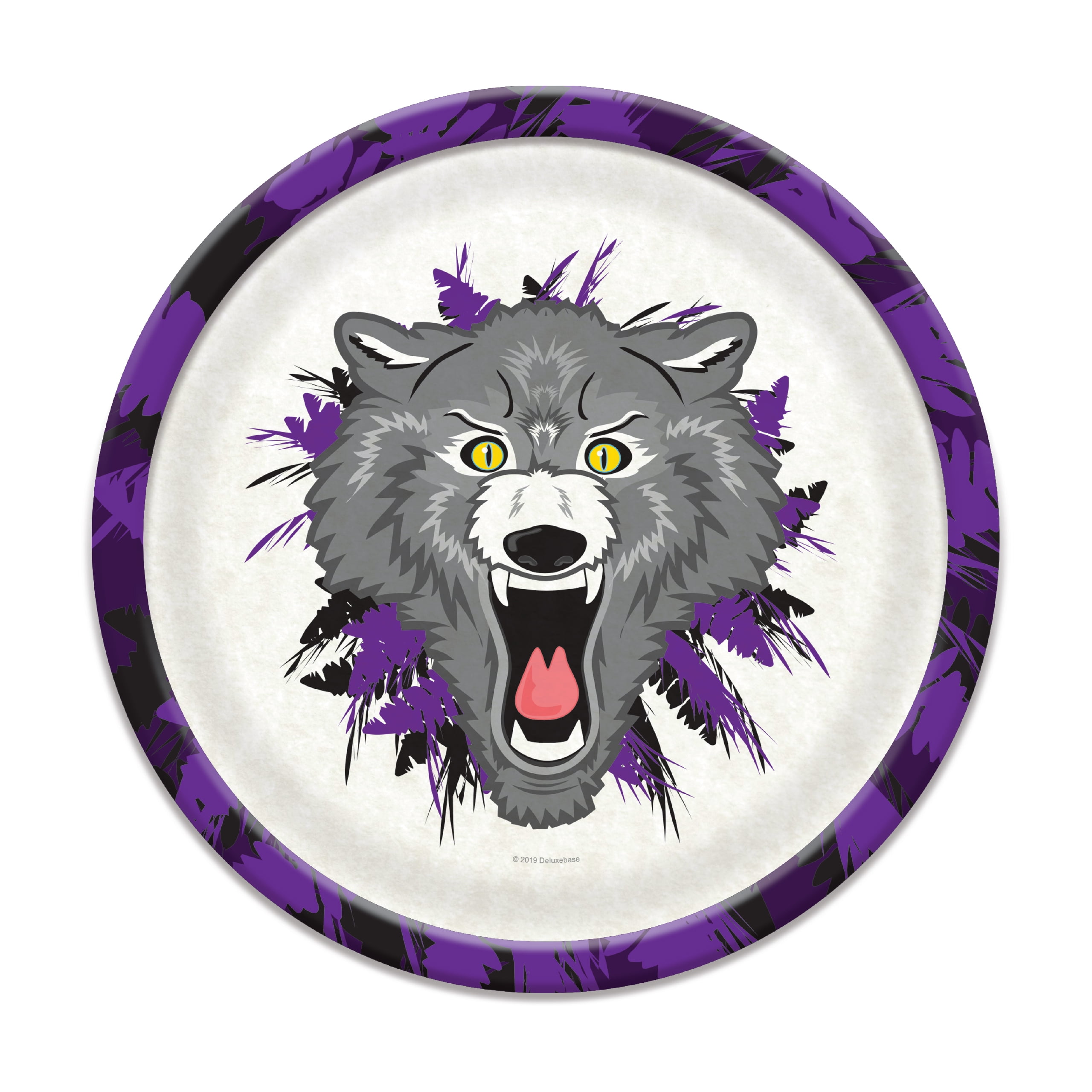Ecoware Plate - Wolf from Deluxebase. Animal dinnerware eco-friendly ...