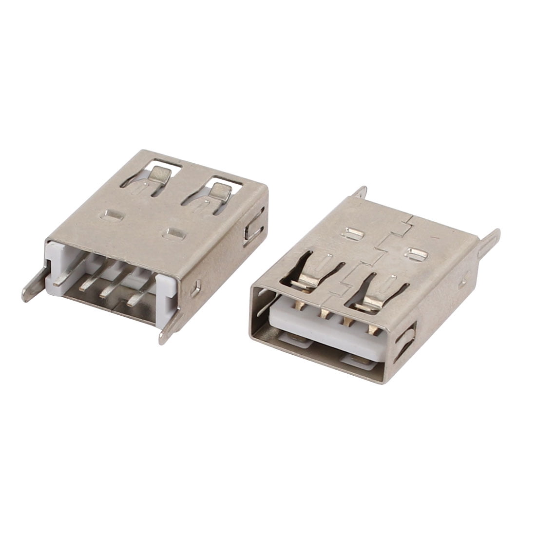 Unique Bargains 8 Pcs USB 2.0 A Type Female Straight PCB Mount Jack ...