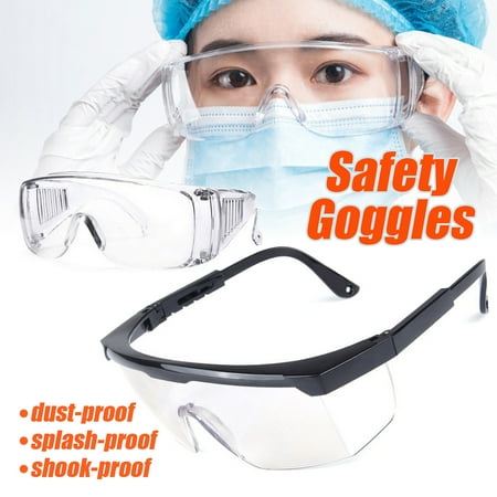 Safety Goggles Anti Dust Splash-proof Glasses Lens Lab Work Eye ...