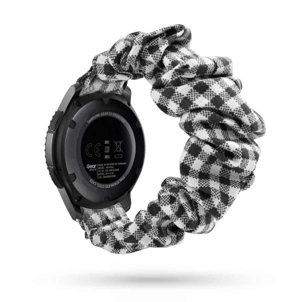 LEIXIUER 20mm 22mm Nylon Scrunchie Strap for Samsung Galaxy watch 5 4 ...