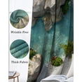 Coastal Stone Tropical Blackout Curtains for Bedroom Living Room ...