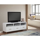 Alpine Furniture Madelyn Wood TV Console in White - Walmart.com