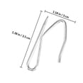 BESTYASH 100Pcs Silver S Shaped Curtain Hooks Metal Hanging Hooks Easy ...