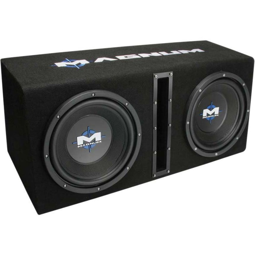 MTX Magnum MB210SP 10-Inch 400W RMS Dual Loaded Subwoofer Sub Box ...