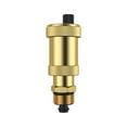 Quick Vent Automatic Vent 1/2 3/8Inch Heating With Shut-off Valve Brass ...