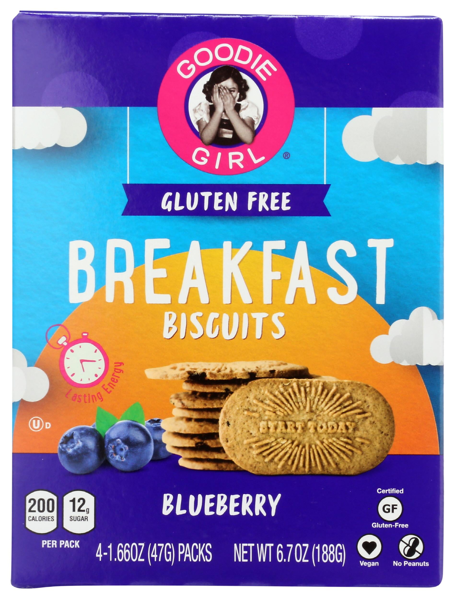 Goodie Girl Gluten Free Breakfast Biscuits Blueberry 7oz Pk6 - Walmart.com