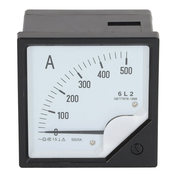 Pointer AC Ammeter, Analog Meter 0-500A Clear Scales Current Testing ...
