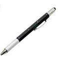 XMMSWDLA Black Pens 6 In 1 Multi-Functional Stylus Pen with Clip Smooth ...