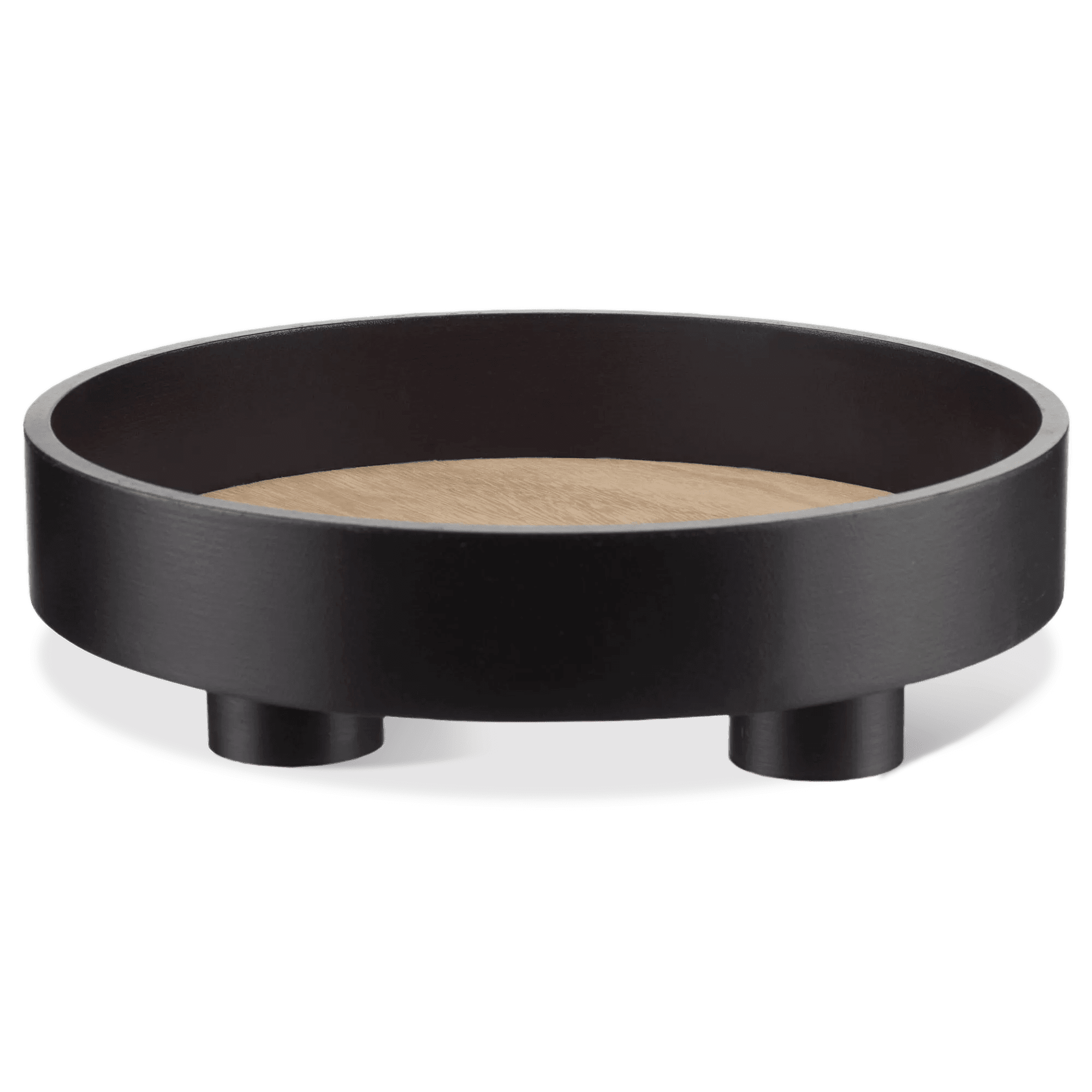 Click here for Bouclair Black Tray & Natural Tray On Stand 11.75... prices