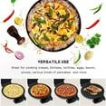 10in Roti Maker with Non-Stick Coating and Indicator Lights, Adjustable ...