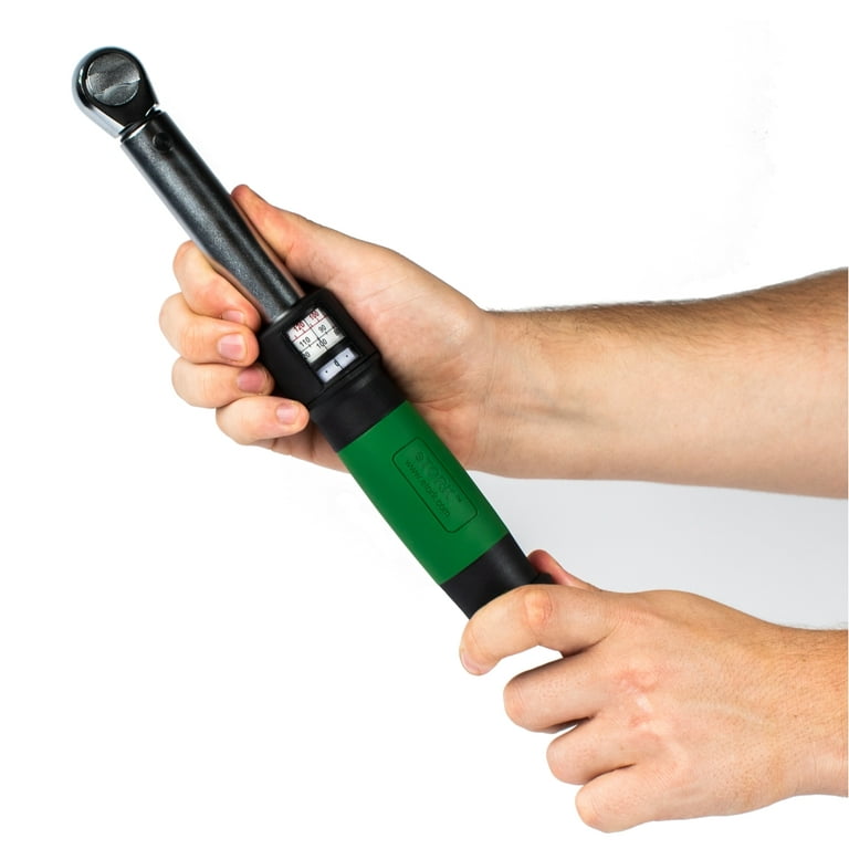 Free Shipping eTORK C1200 1 4 inch drive click style torque wrench 40 200 in. lb. 40 220 dn.m Walmart Walmart