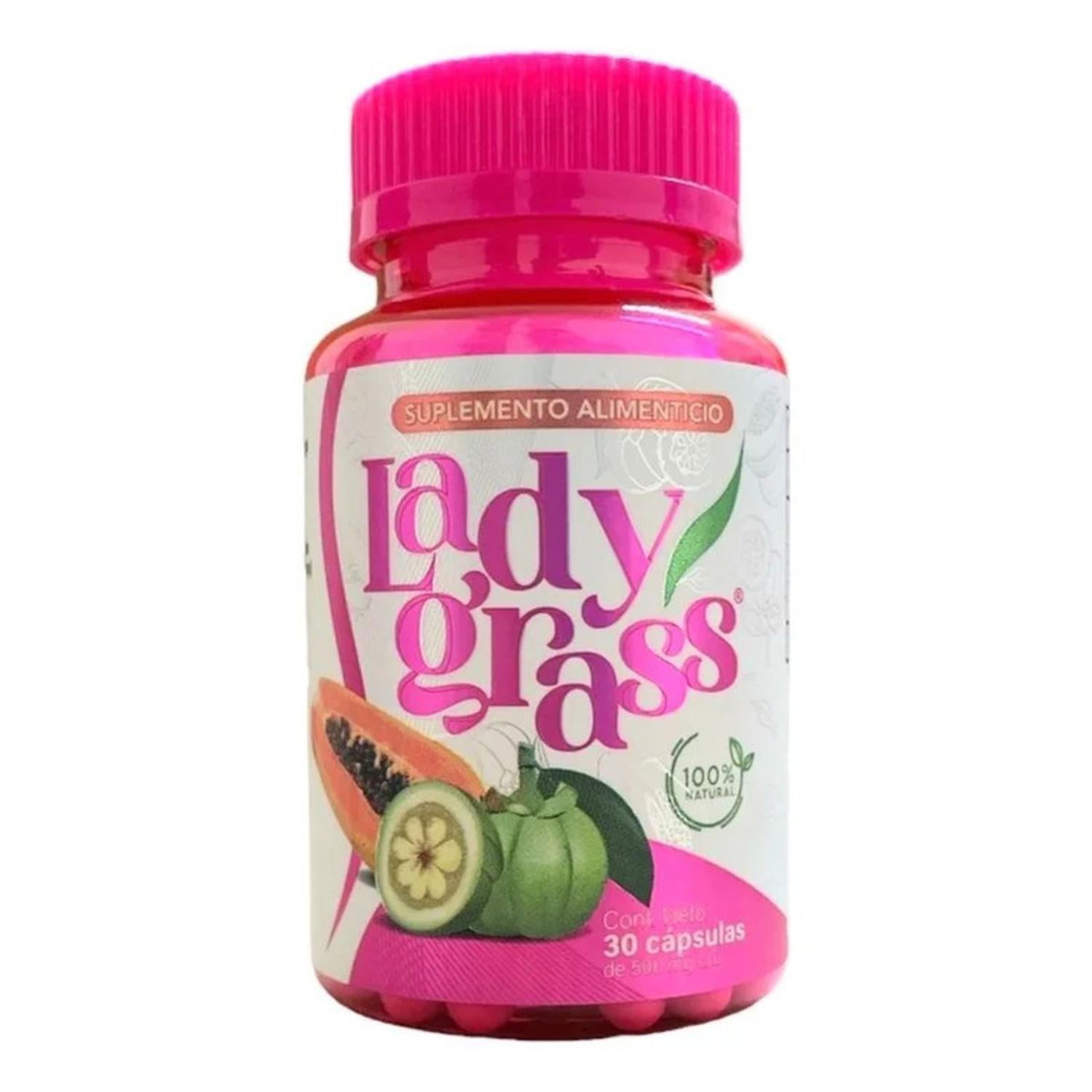 Lady Grass Bypass bpri Suplemento Cápsulas 500mg 30 Unidades blanco ...