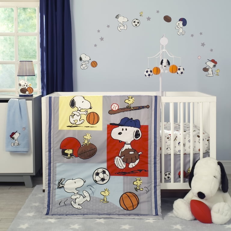 Team Snoopy Crib Mobile