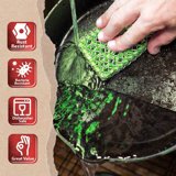 Zesty Lime Green Chainmail Combo Scrubber - Walmart.com