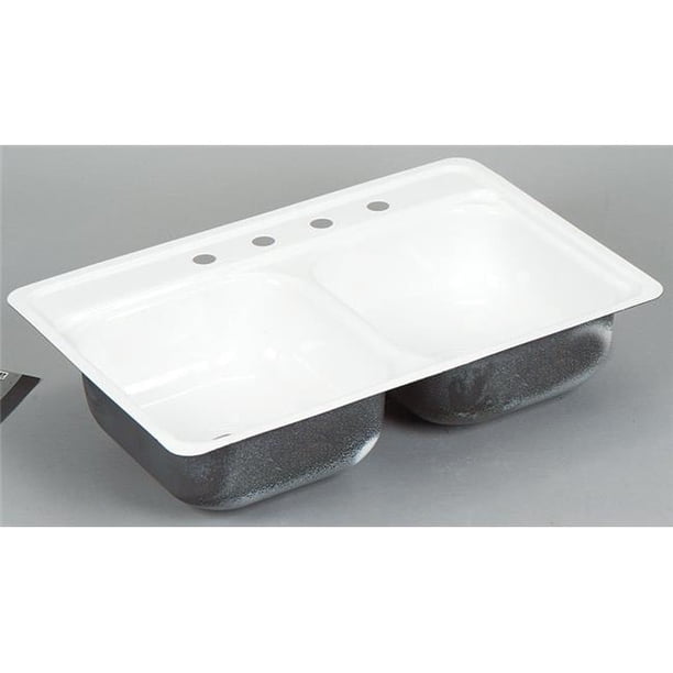 Dots Pretzels 4013827 Bootz Steel Undermount 21 x 32 in. Double Bowl ...