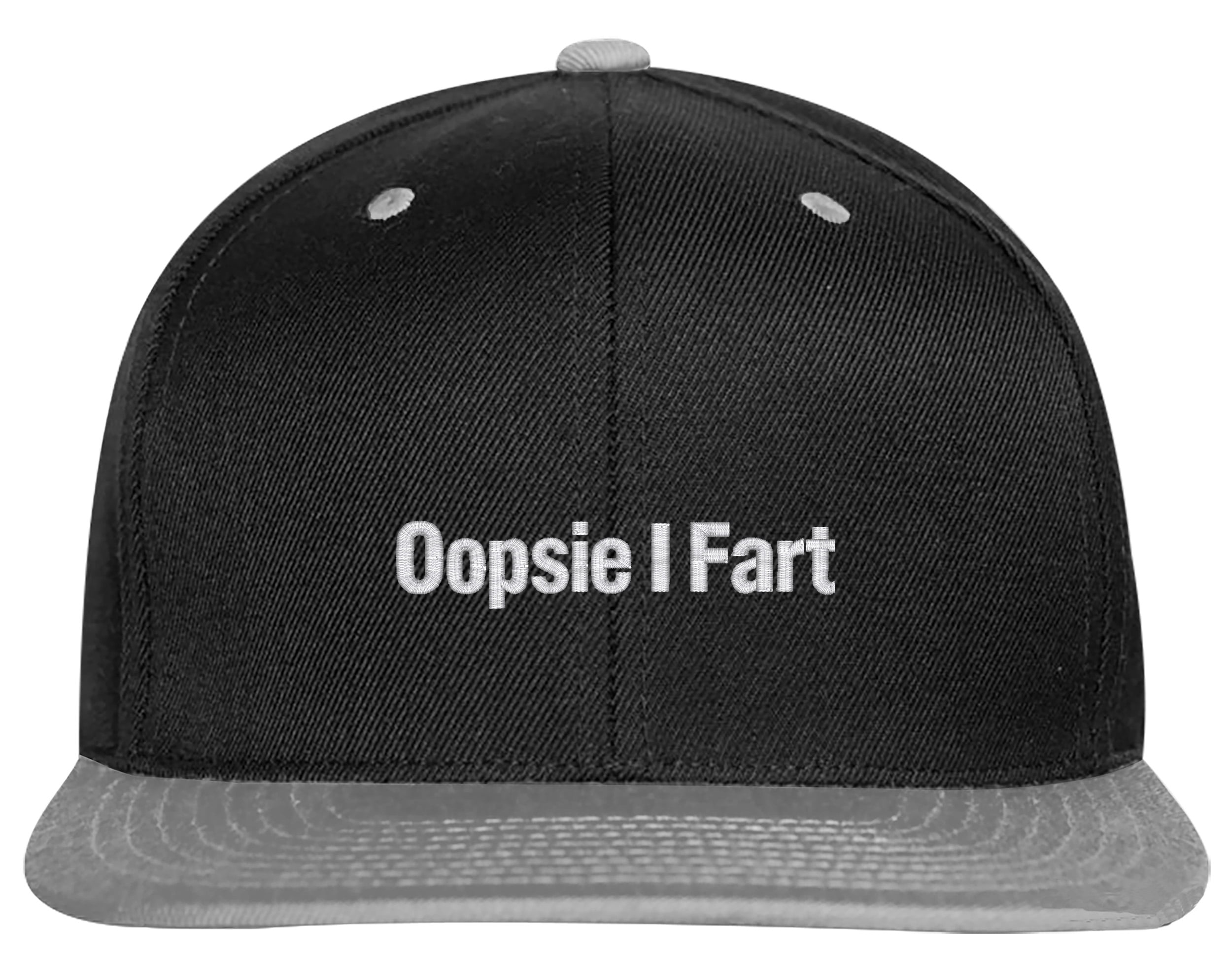 Embroidered Oopsie I Fart, Funny Saying-EM-0051-Black-Gray - Walmart.com