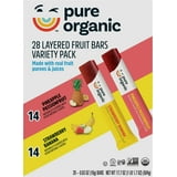 Pure Organic Layered Fruit Bars Variety Pack, 28 pk. - Healthy, Natural ...