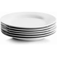 Simply White 7.5" Round Salad Plate, Set of 6 - Walmart.com