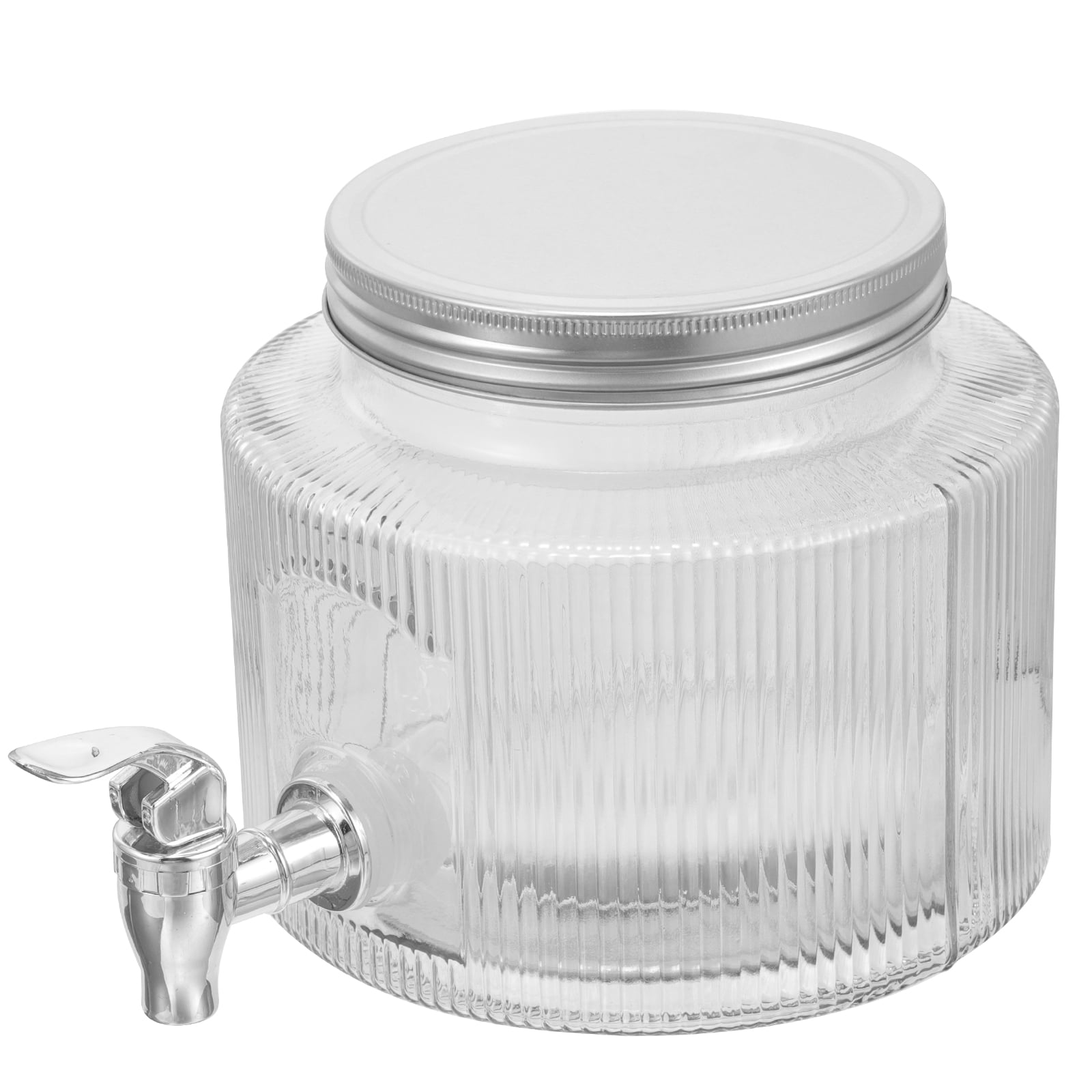 Click here for Winskyall 2.8l Glass Drink Dispenser Jar With Tap... prices