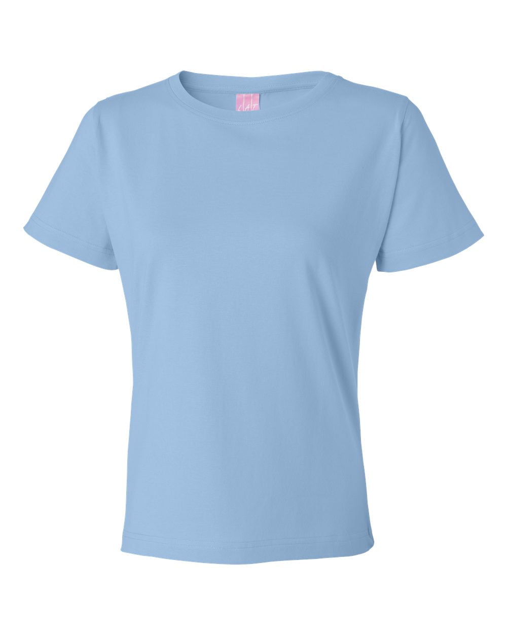 LAT Combed Ringspun Jersey T-Shirt (3580) Light Blue, M - Walmart.com