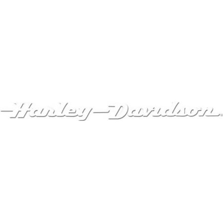 Harley Davidson Script Text White Vinyl 38" x 5" Car Auto Windshield ...