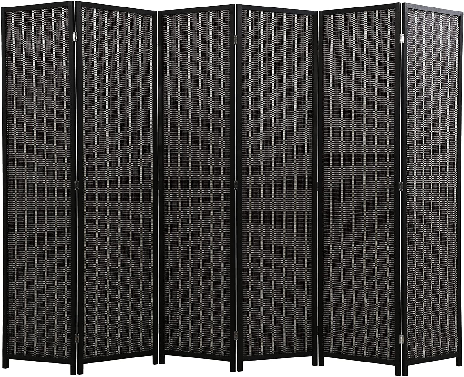 CL.HPAHKL Bamboo Room Dividers with 6 panels 71 inch, Folding Privacy ...