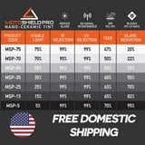 MotoShield Pro 70 Percent VLT Nano Ceramic Window Tint, 30 Inch x 10 ...