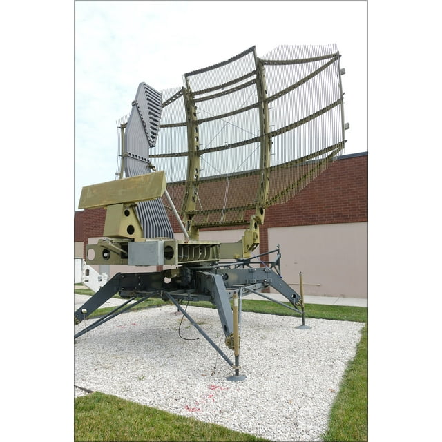 24"x36" Gallery Poster, TPS-43 Air Force S-Band Tactical Surveillance ...
