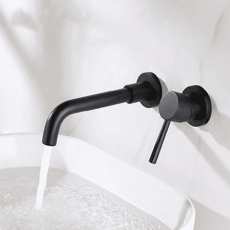 FanShow Brass Concealed Sink Faucet Hot and Cold Single Handle Mixer ...