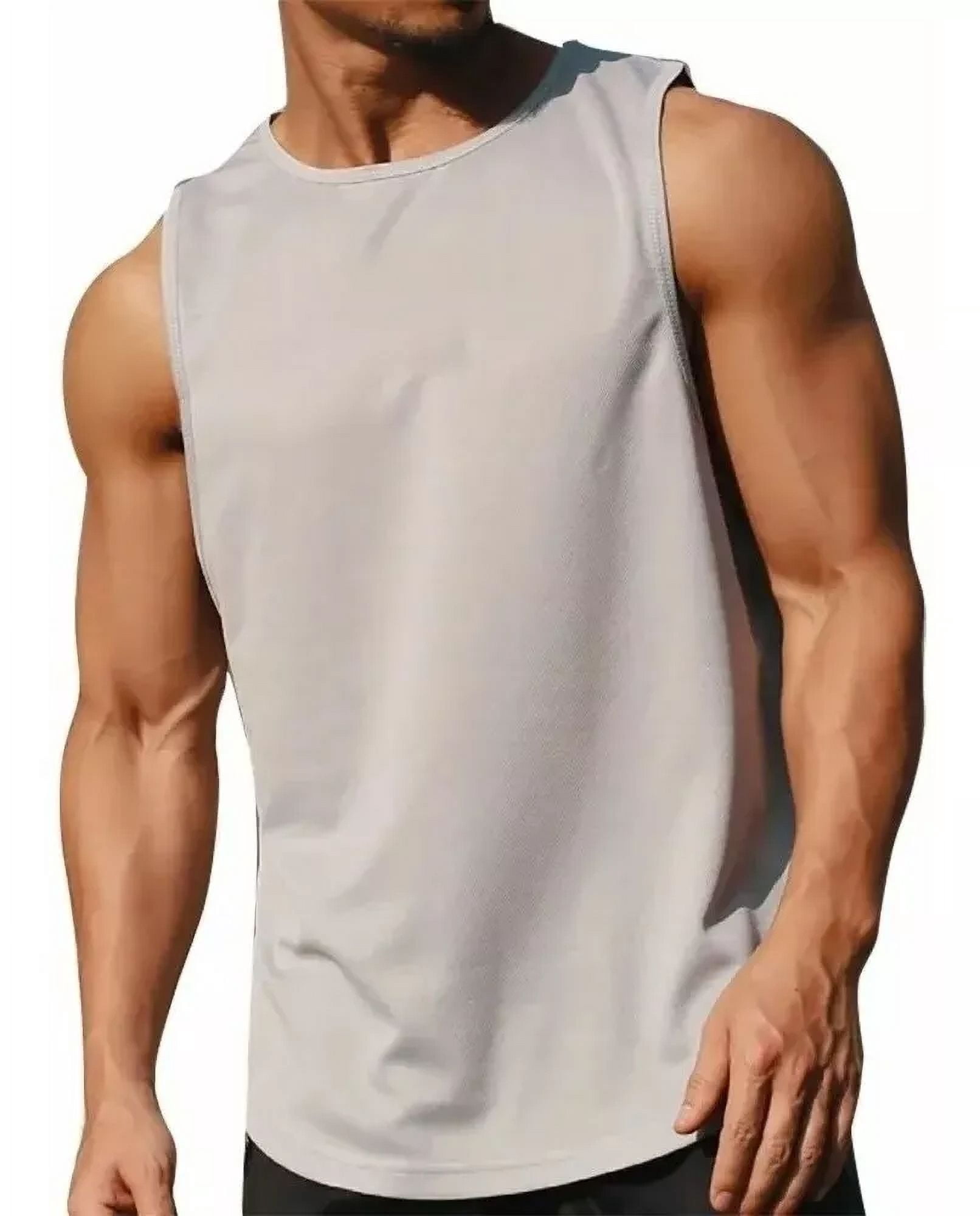 Playera Deportiva Musculosa Tank Top Seco Rápido Gym Hombre | Walmart ...