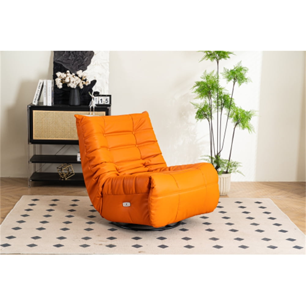 Swivel Glider Power Recliner Chair, Ergonomic Leather Reclining Chairs ...