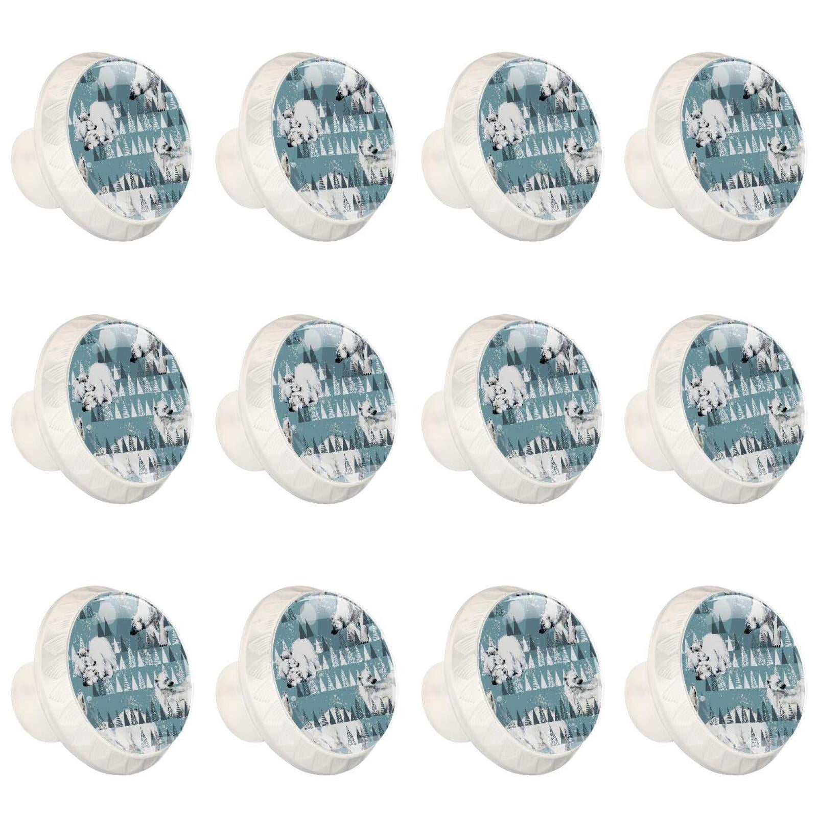 12 Pcs Bear Knobs for Kitchen Cabinet Cupboard Dresser Bookcase Drawer ...