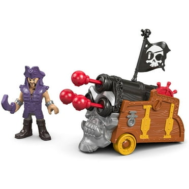 Fisher-Price Imaginext Shark Bite Pirate Ship Playset with Figures ...