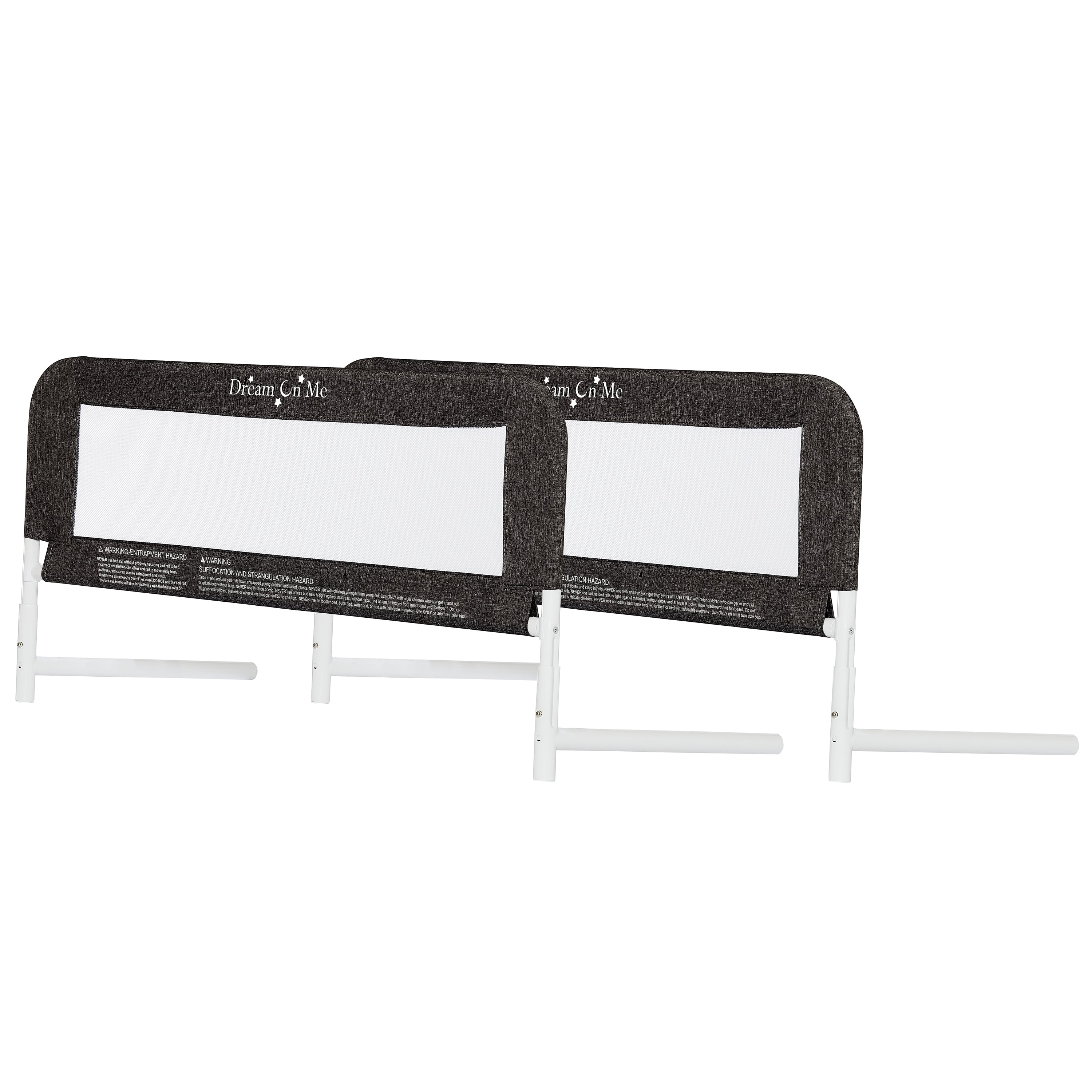Dream On Me Mesh Security Bed Rails, Double Pack in Black - Walmart.com
