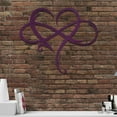 Infinity Heart Sign Wall Decor Metal Art Love Wall Hanging Sign Door ...