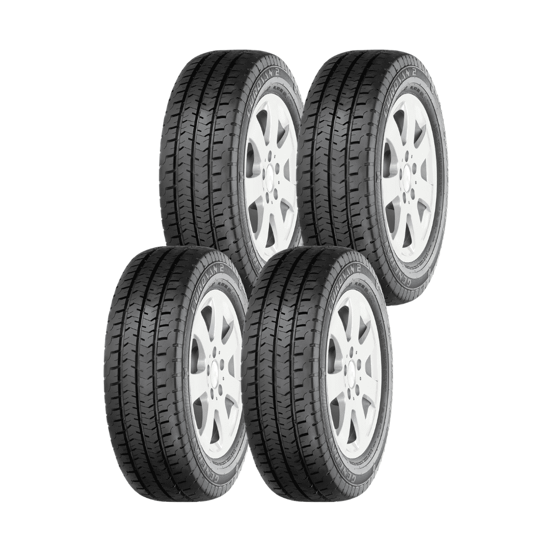 Paquete de 4 llantas 195R15C 106/104R modelo EUROVAN 2 8PR marca ...