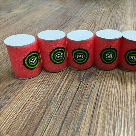 6Pcs Target Cans Universal Supple EVA Outdoor Toy Accessories Eva ...
