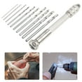 0.3-3.2mm Small Hand Drill with 10×Drill Bits For Models Hobby DIY ...