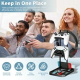 "BOIVSHI Controller Stand 2 Tiers, Cable Organizer, Headset Holder ...