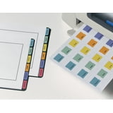 Avery Printable Plastic Tabs, Self-Adhesive, Repositionable,1/5-Cut ...