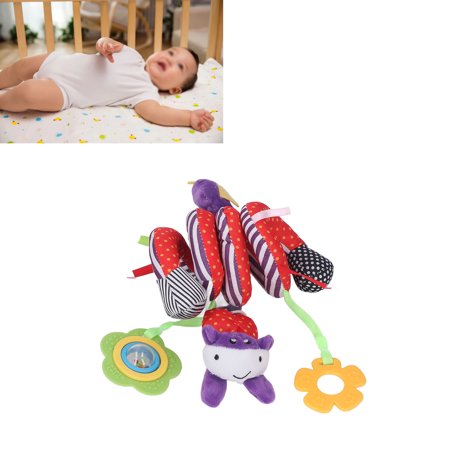 Spiral Activity Plush Hanging Toys, Soft Color Perception Ability Cute ...