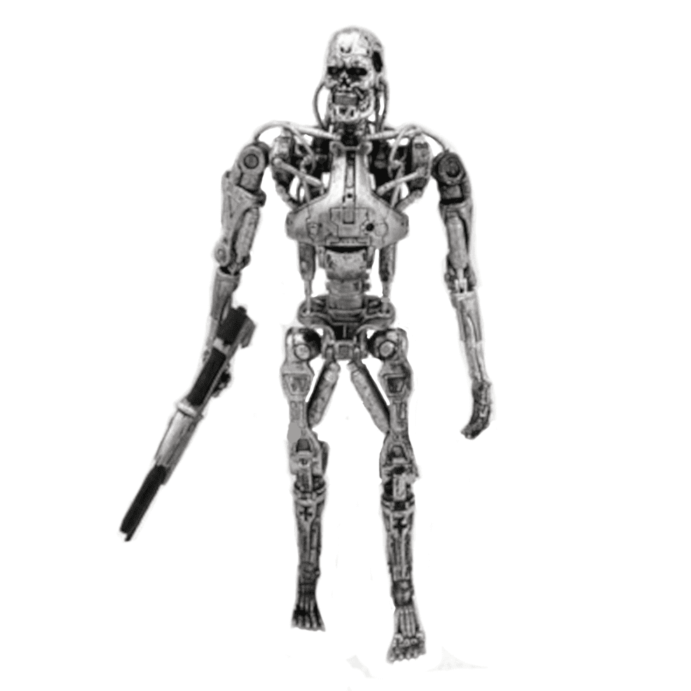 Terminator - 7" Action Figure – T-800 Cyberdyne Endoskeleton Metal ...