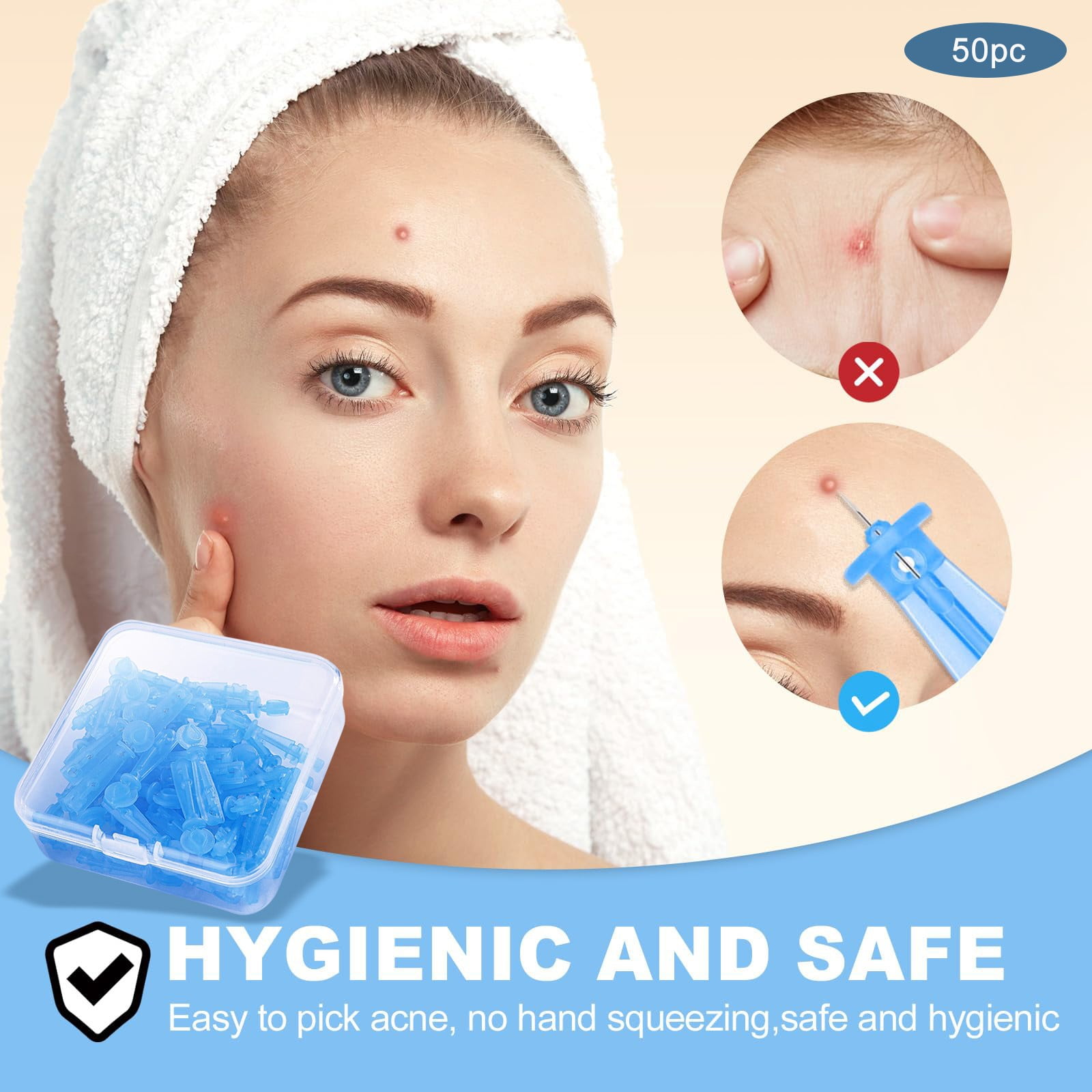 Click here for Kokoi Pimple Needle Disposable 50 Pcs Blackhead Re... prices