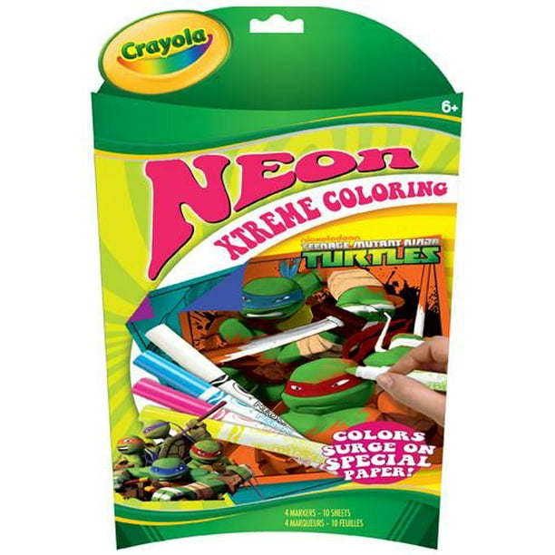 Crayola Neon XTreme Coloring Teenage Mutant Ninja Turtles - Walmart.ca