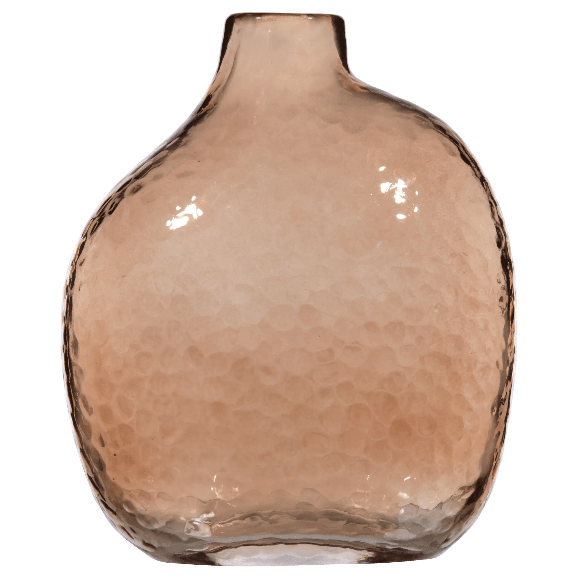 Click here for Bouclair Blush Uneven Pink Glass Vase 8.1 X 4.6 In... prices