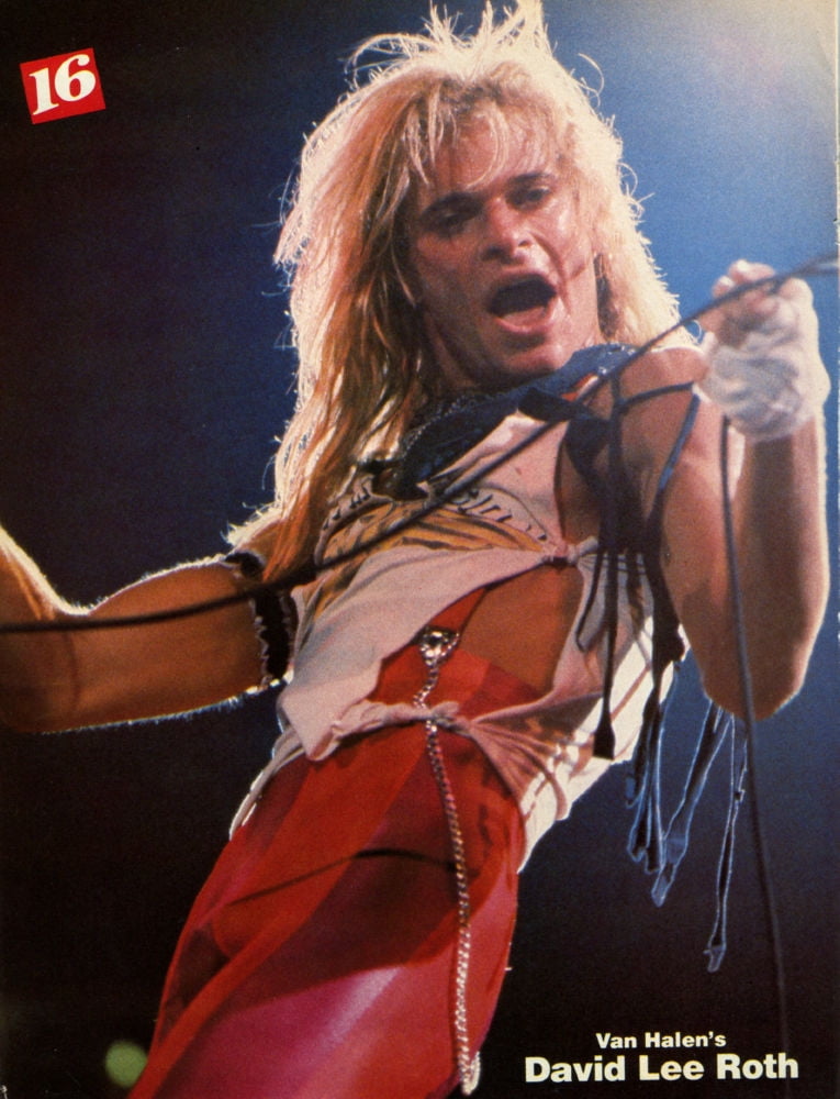 David Lee Roth Poster 24In x 36In Art Poster 24x36 Multi-Color Square ...