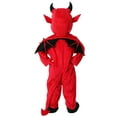 Toddler Adorable Devil Costume Sets Red Jumpsuit Hooded Bodysuit ...