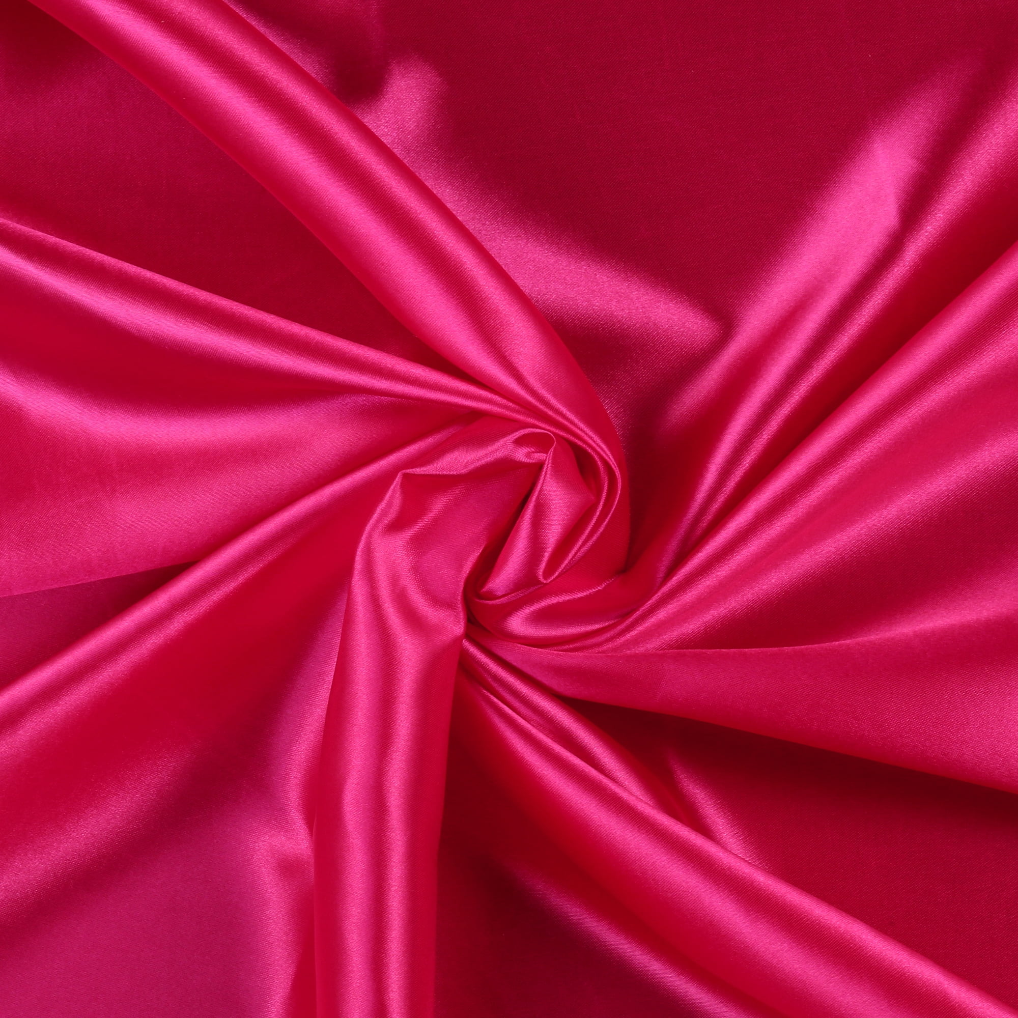 MDS Pack of 25 Yard Charmeuse Bridal SOLID Satin Fabric for Wedding ...