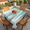 Abstract Oil Painting Striped Table Cloth 60x60in, Waterproof Square ...